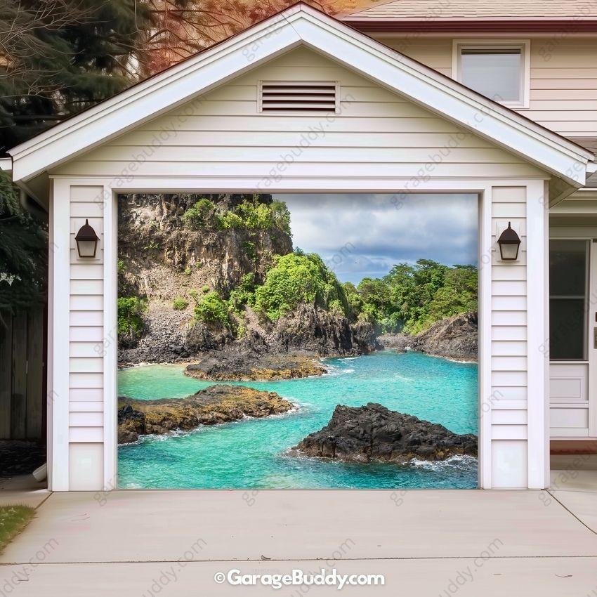 Islands | Nature Garage Door Cover – GarageBuddy