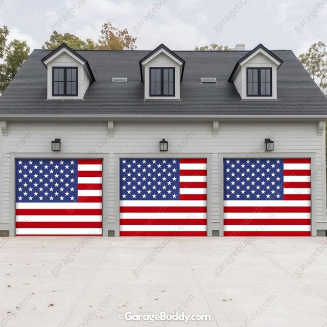 United States Of America Flag | Patriotic Garage Door Cover – GarageBuddy