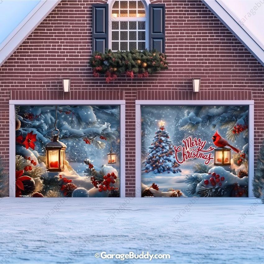 Christmas Garage Door Covers | Holiday Garage Door Covers – GarageBuddy