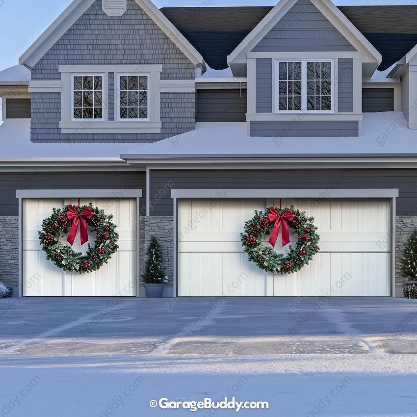 Christmas Wreath | Christmas Garage Door Cover – GarageBuddy