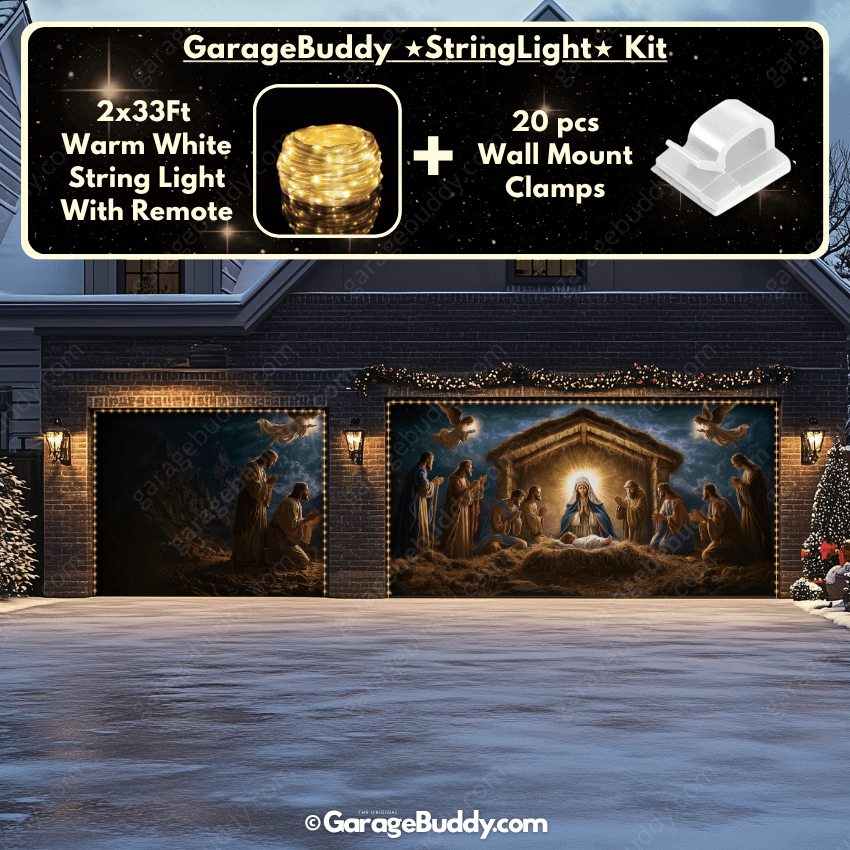 Nativity Scene | Christmas Garage Door Cover – GarageBuddy