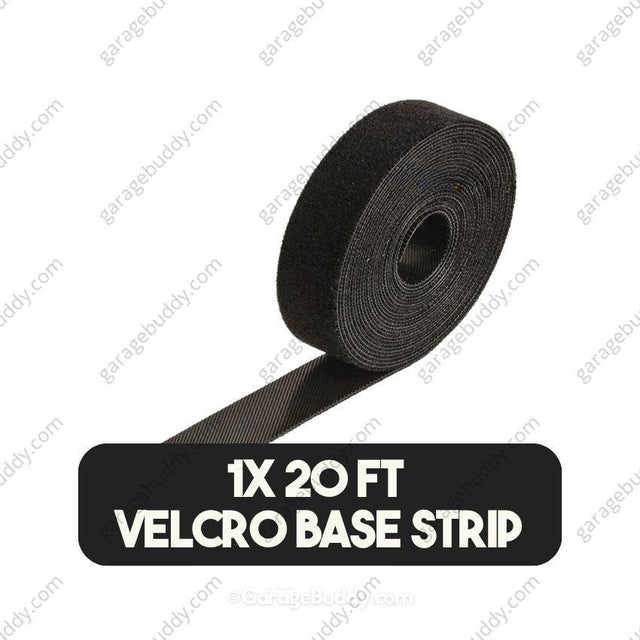 Velcro Base Strip – 20ft (White) | Extra Hold for Garage Door Covers ...