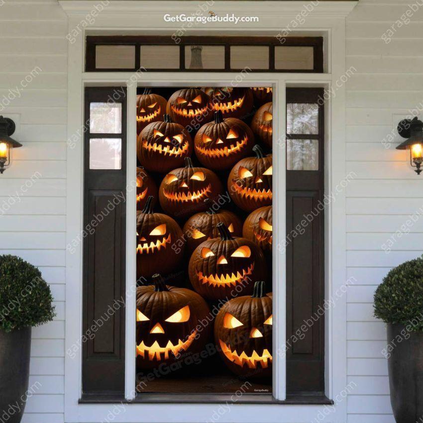 Spooky Halloween Front Door Covers – GarageBuddy